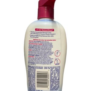 Nair Hair Remover Sensitive Shower Pwr Coconut Oil 12.6 Ounce (Pack of 2)