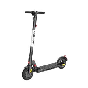 gotrax xr elite electric scooter, 8.5" pneumatic tire, max 18 mile and 15.5mph by 300w motor, bright headlight and taillight, aluminum alloy frame and cruise control, foldable escooter for adult black