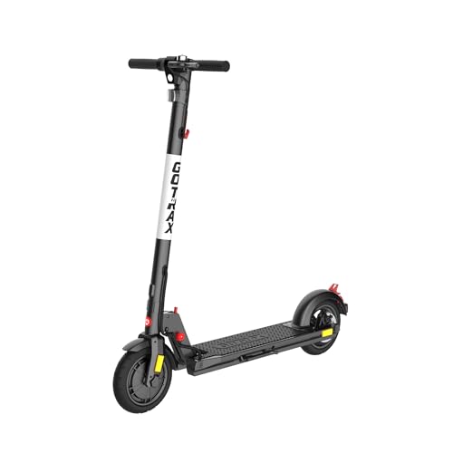 Gotrax XR Elite Electric Scooter, 8.5" Pneumatic Tire, Max 18 Mile and 15.5Mph by 300W Motor, Bright Headlight and Taillight, Aluminum Alloy Frame and Cruise Control, Foldable Escooter for Adult Black