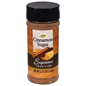 supreme tradition cinnamon sugar - 5.75 oz.