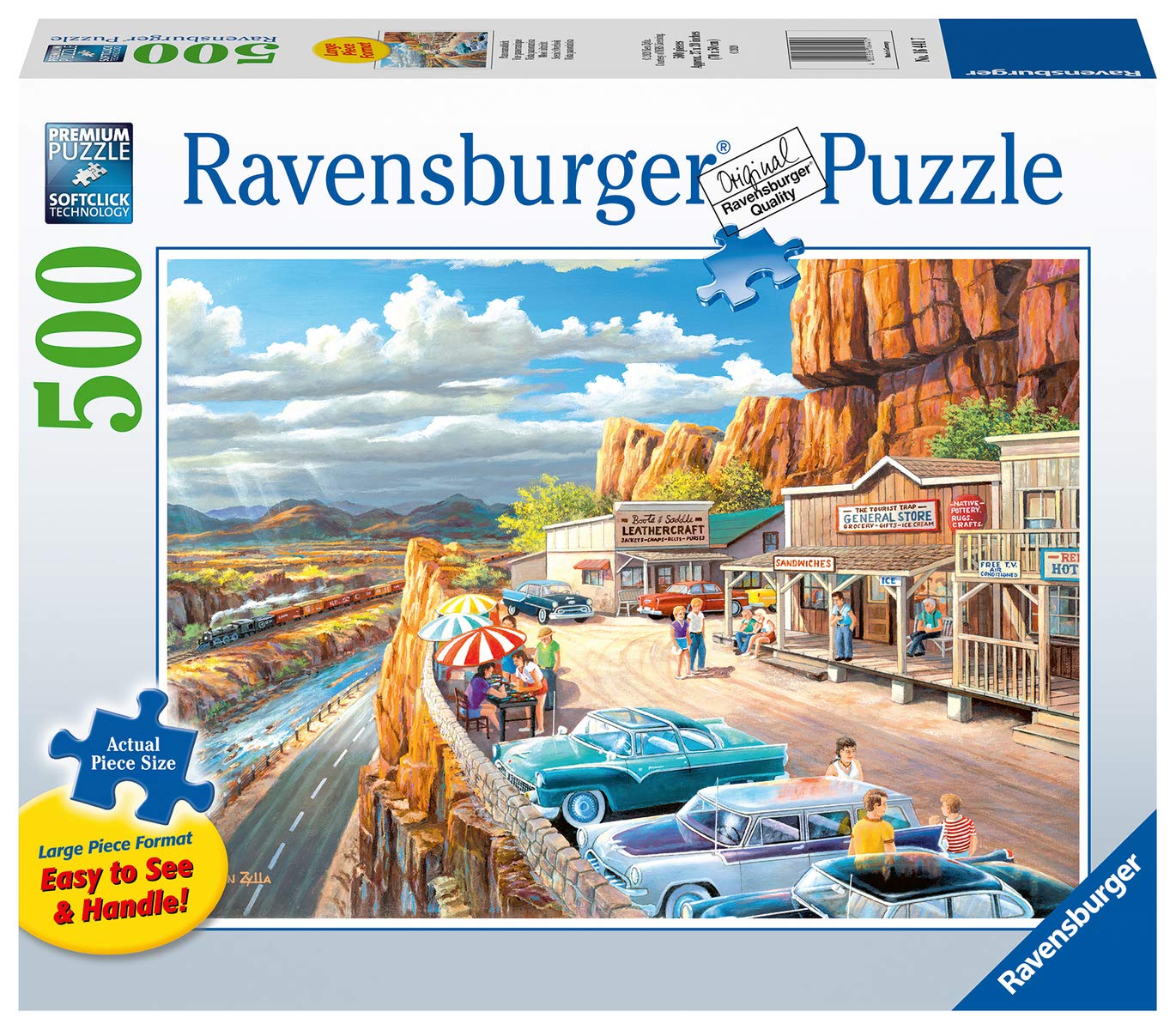 Ravensburger 16441 Scenic Overlook 500 Piece Large Pieces Jigsaw Puzzle for Adults - Every Piece is Unique, Softclick Technology Means Pieces Fit Together Perfectly