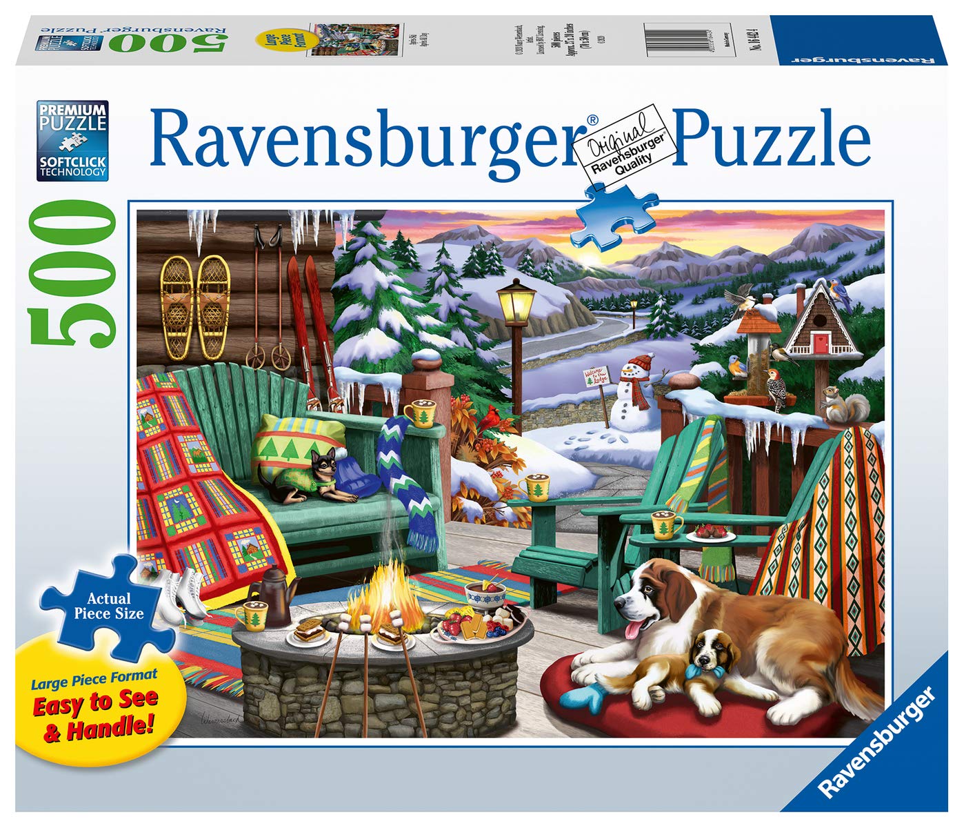 Ravensburger Après All Day Jigsaw Puzzle - 500 Pieces | Large Format | Unique Softclick Interlocking Technology | Perfect for Family Fun and Relaxation | FSC Certified Materials