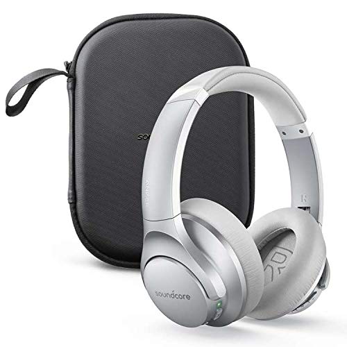 Soundcore by Anker Life Q20 Bluetooth Headphones Holiday Edition with Travel Case, Hybrid Active Noise Cancelling, 40H Playtime, Hi-Res Audio, Deep Bass, Wireless Over Ear Headphones for Travel, Work