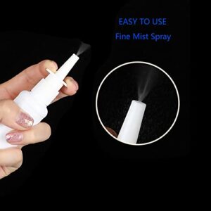 20ML White Empty Plastic Nasal Spray Bottles Pump Sprayer Mist Nose Spray Refillable Bottle For Saline Water Wash Applications Pack of 5