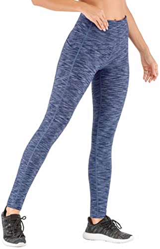 Heathyoga Leggings with Pockets for Women Tummy Control High Waist Yoga Pants with Pockets for Workout Athletic Leggings Ocean