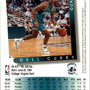 1993-94 Upper Deck #3 Dell Curry Charlotte Hornets NBA Basketball Card NM-MT