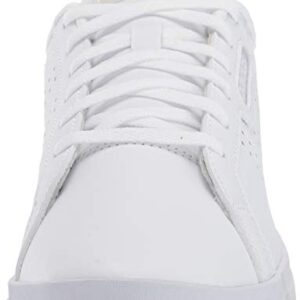 adidas Women's Courtpoint Cl X Tennis Shoe, White/White/Orbit Grey, 10