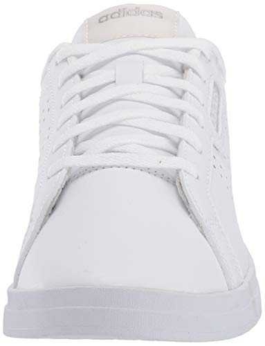 adidas Women's Courtpoint Cl X Tennis Shoe, White/White/Orbit Grey, 10