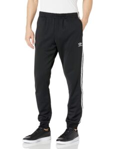 adidas originals mens adicolor classics primeblue sst track pants black/white medium