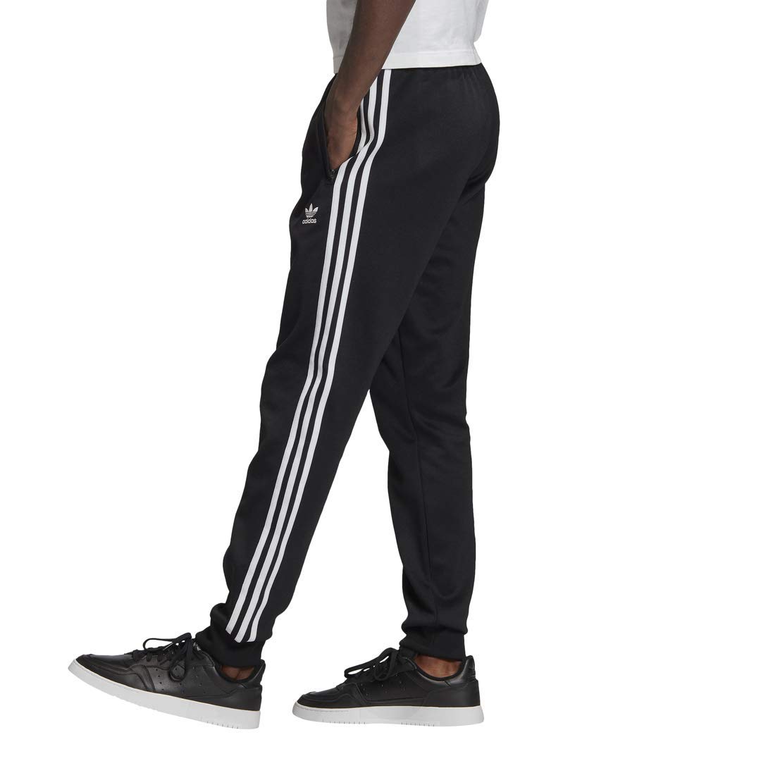 adidas Originals mens Adicolor Classics Primeblue SST Track Pants Black/White Medium