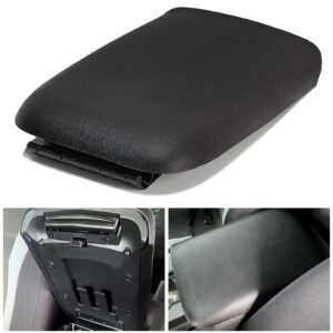 ecotric center console armrest lid cover compatible with 2005-2009 ford mustang replacement for 5r3z-6306024-aac, 5r3z6306024aac