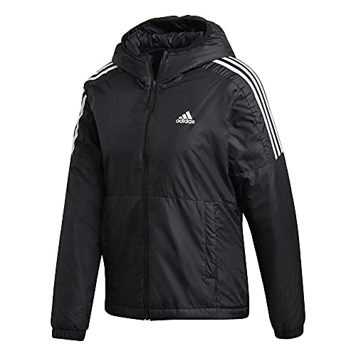 adidas Female Essentials Insulated Hooded Jacket, Black,M