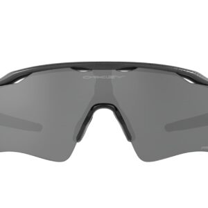 Oakley Men's OO9208 Radar Ev Path Rectangular Sunglasses, Hi Res Carbon/Prizm Black Polarized, 38 mm