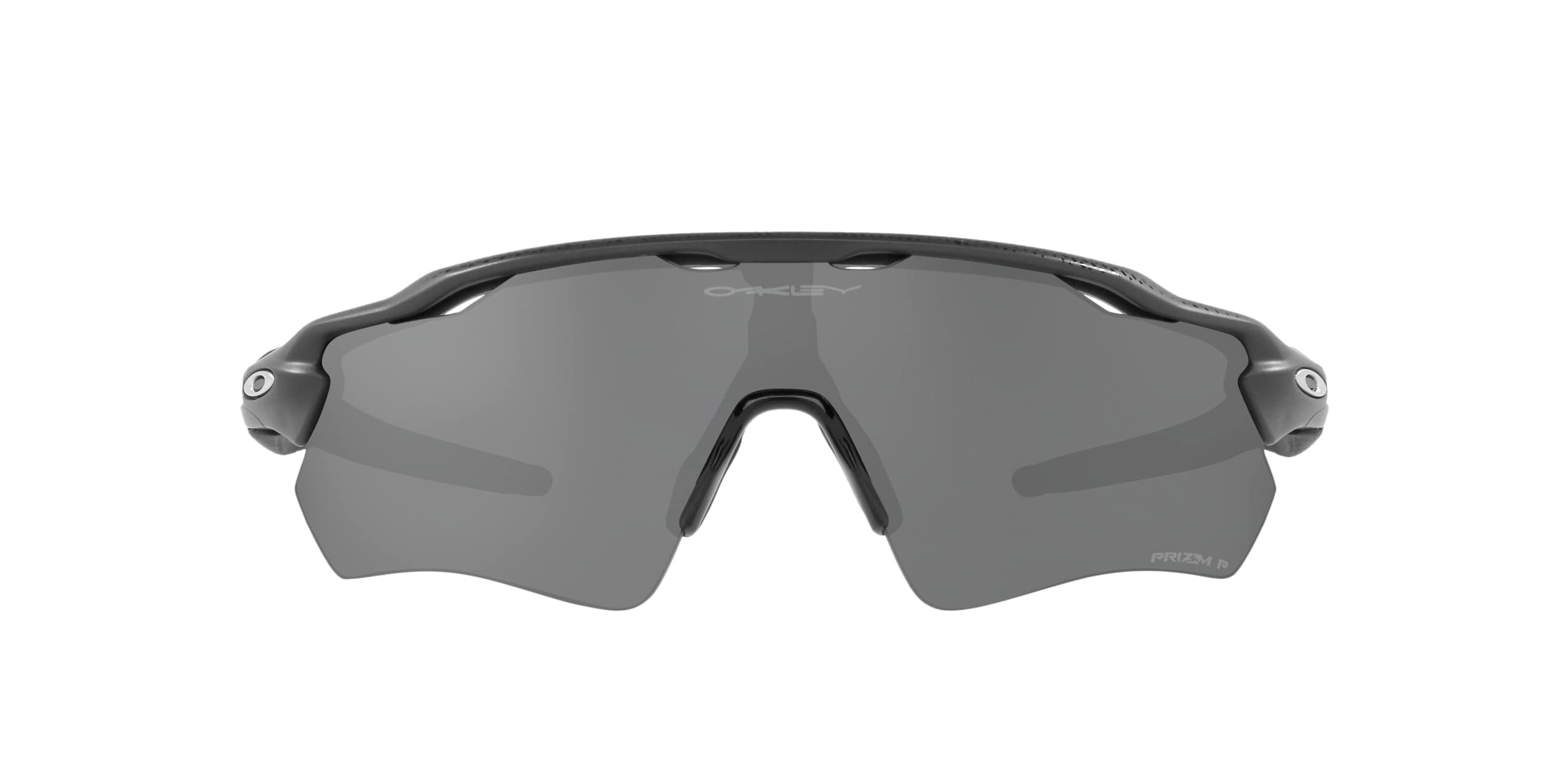 Oakley Men's OO9208 Radar Ev Path Rectangular Sunglasses, Hi Res Carbon/Prizm Black Polarized, 38 mm