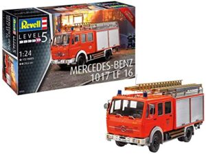 revell mercedes benz 1017 lf16 fire engine (07655)