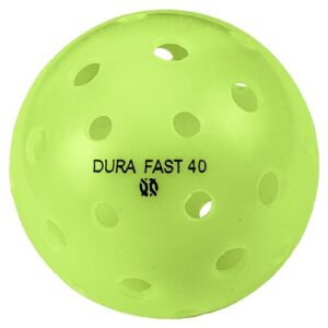 dura onix fast 40 outdoor pickleballs – neon