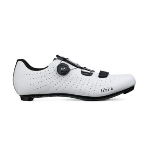 fizik tempo r5 overcurve cycling shoe white/black, 44.0