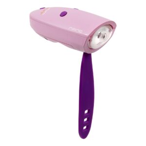 Hornit Mini Nano - Bike & Scooter Horn and Light for Children and Kids - 15 Sound Effects / 3 Light Settings (Pink/Purple)