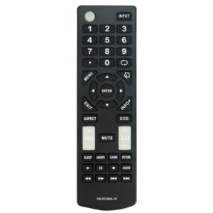 new ns-rc4na-16 nsrc4na16 replacement remote control compatible with most insignia tvs with a model number ending in 10a, a11, a12, a13, a14, a15, a16, a17 or a18