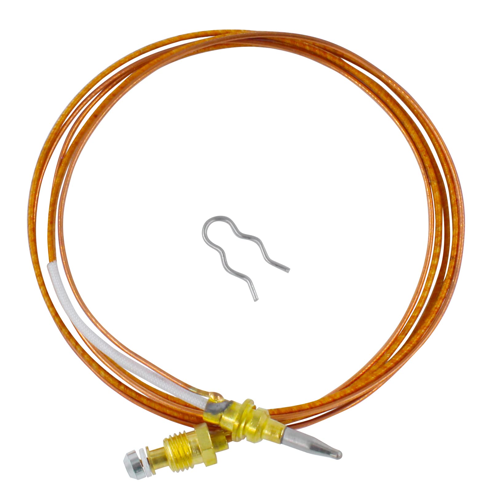 MENSI 110186-01 Thermocouple 33 Inches Wire Clip Mounted Desa Comfort Glow Vanguard line of Blue Flame Unvented Vent-Free Gas heaters Thermo Coupler Sensor