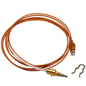 MENSI 110186-01 Thermocouple 33 Inches Wire Clip Mounted Desa Comfort Glow Vanguard line of Blue Flame Unvented Vent-Free Gas heaters Thermo Coupler Sensor