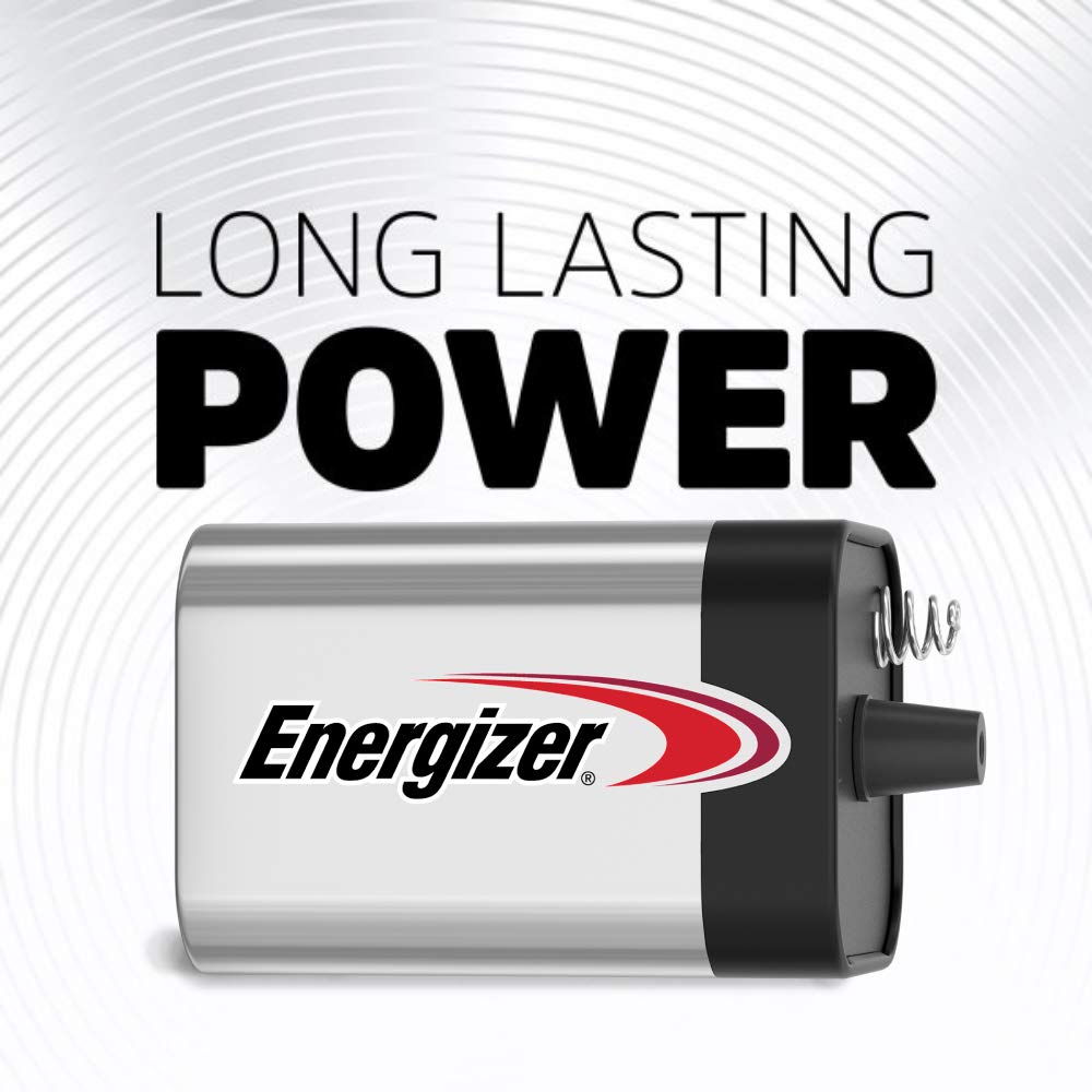 Energizer 6V Battery, Reliable & Long-Lasting 6V Lantern Battery, 1Count