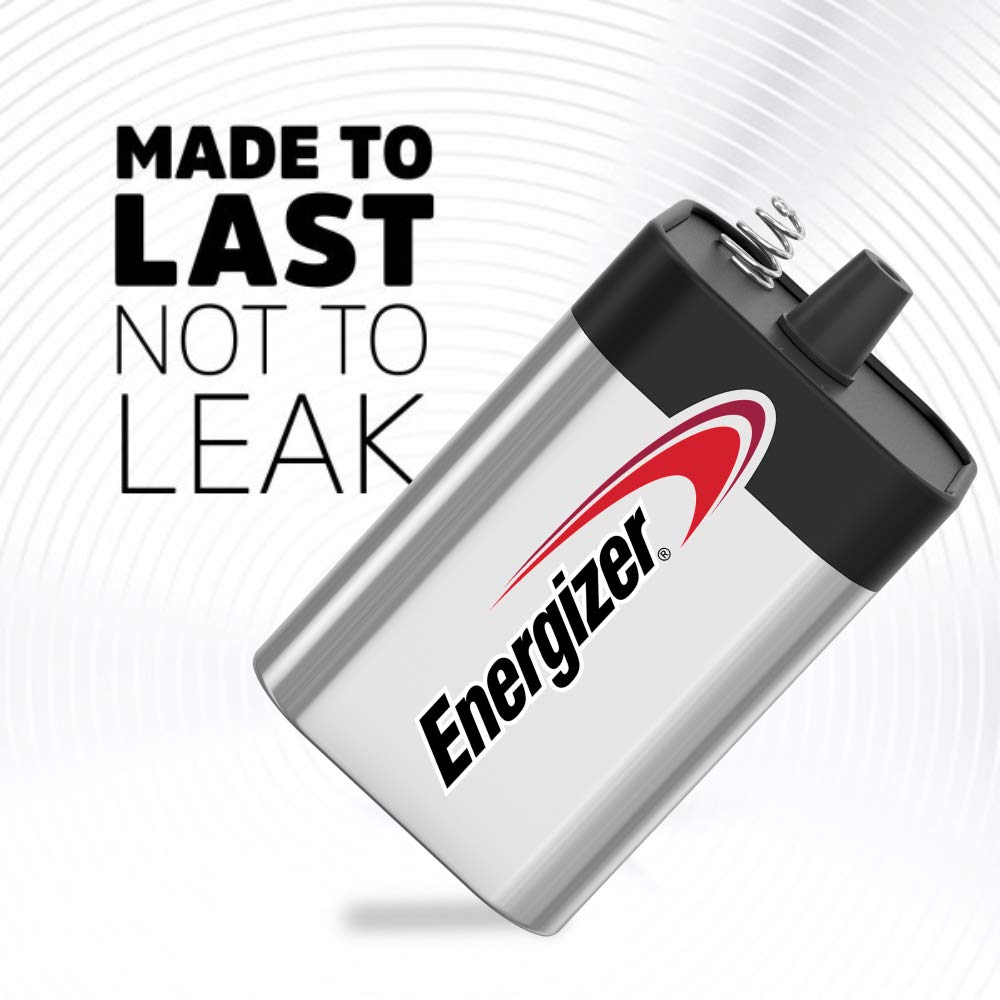 Energizer 6V Battery, Reliable & Long-Lasting 6V Lantern Battery, 1Count