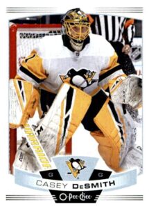 2019-20 o-pee-chee #351 casey desmith pittsburgh penguins nhl hockey trading card