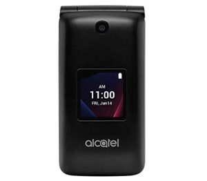 alcatel go flip v 4044v verizon flip phone - black