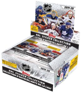 topps 2019-20 nhl sticker collection box (net)