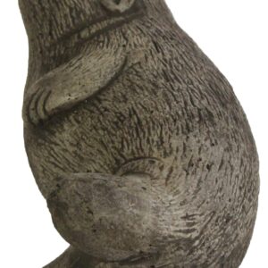 Sea Lion Garden Statue Sea Animal Concrete Sculpture Cement Otter Figure Cast Stone