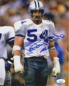 autographed bob lilly "sb vi champs" 8x10 dallas cowboys photo with jsa coa