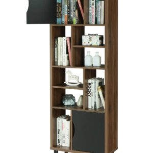 OS Home and Office Display bookcase, Danish Walnut