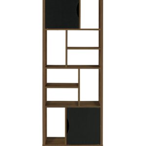 OS Home and Office Display bookcase, Danish Walnut