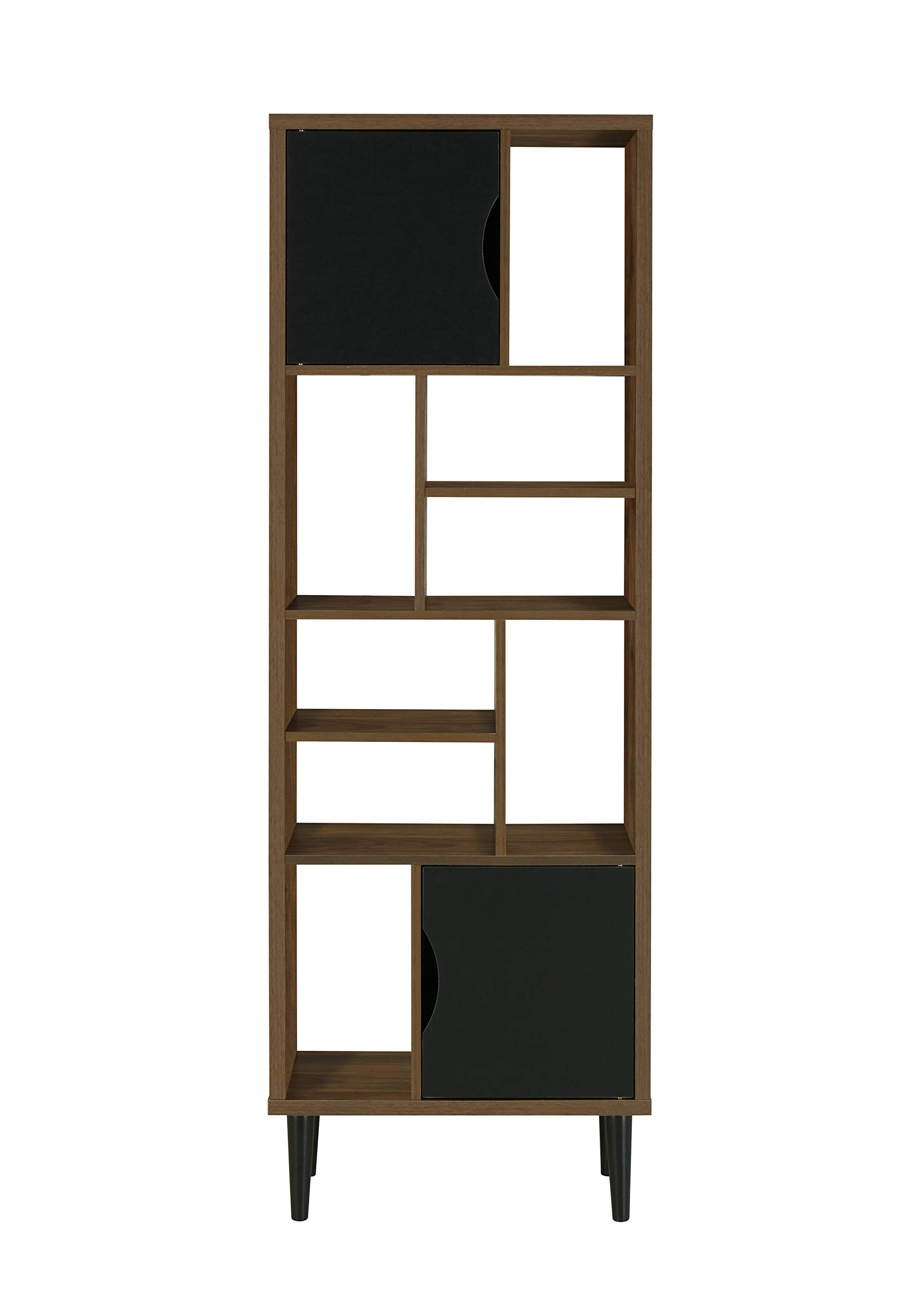 OS Home and Office Display bookcase, Danish Walnut