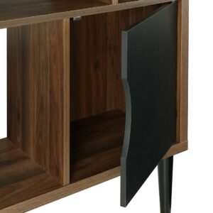 OS Home and Office Display bookcase, Danish Walnut