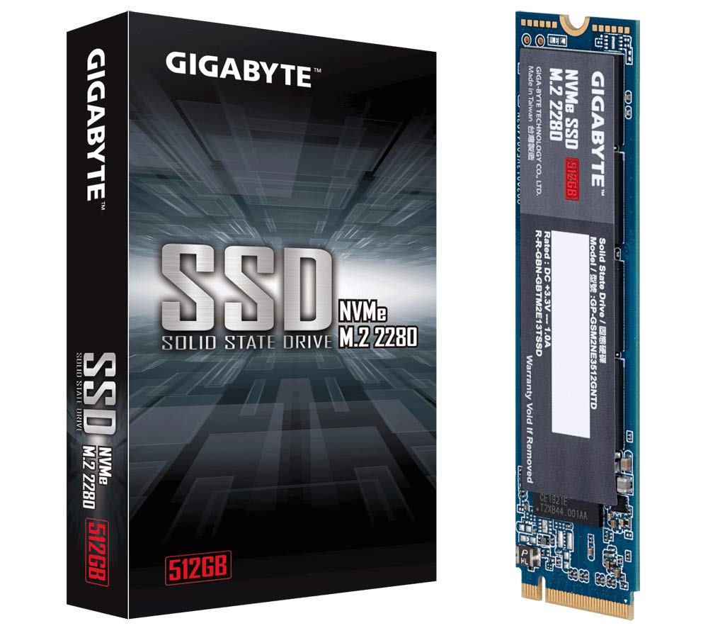 Gigabyte NVMe 1.3/ M.2/ PCIe 3.0x4/ 512GB SSD (GP-GSM2NE3512GNTD)