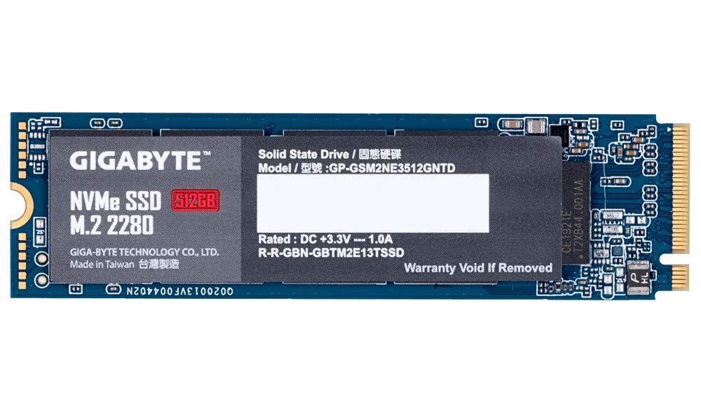 Gigabyte NVMe 1.3/ M.2/ PCIe 3.0x4/ 512GB SSD (GP-GSM2NE3512GNTD)