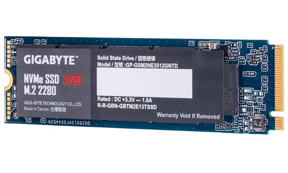 Gigabyte NVMe 1.3/ M.2/ PCIe 3.0x4/ 512GB SSD (GP-GSM2NE3512GNTD)