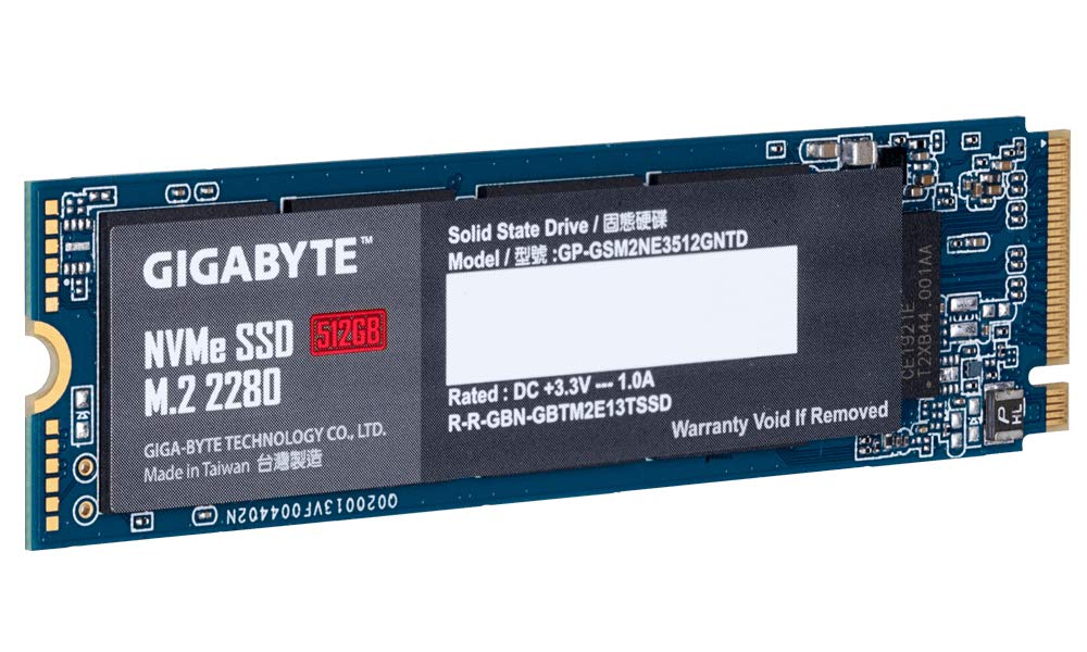 Gigabyte NVMe 1.3/ M.2/ PCIe 3.0x4/ 512GB SSD (GP-GSM2NE3512GNTD)