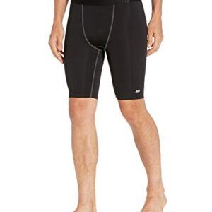 Amazon Essentials Men's Control Tech 9" Short, Black, Small