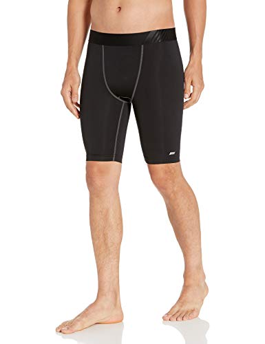 Amazon Essentials Men's Control Tech 9" Short, Black, Small