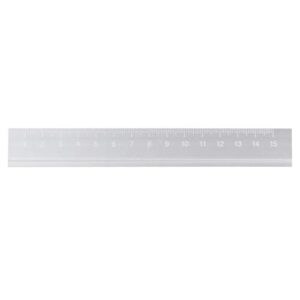 muji japan aluminum ruler 15ｍｍ silver