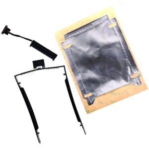 deal4go 7mm 2.5" sata hard drive caddy bracket w/ hdd cable 02hk806 02hk807 dc02c00cx00 replacement for lenovo thinkpad p72 p73