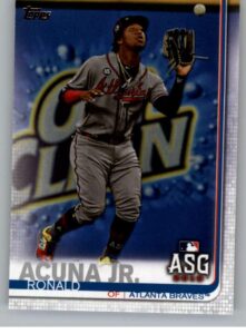 2019 topps update (series 3) #us220 ronald acuna jr. atlanta braves official baseball trading card