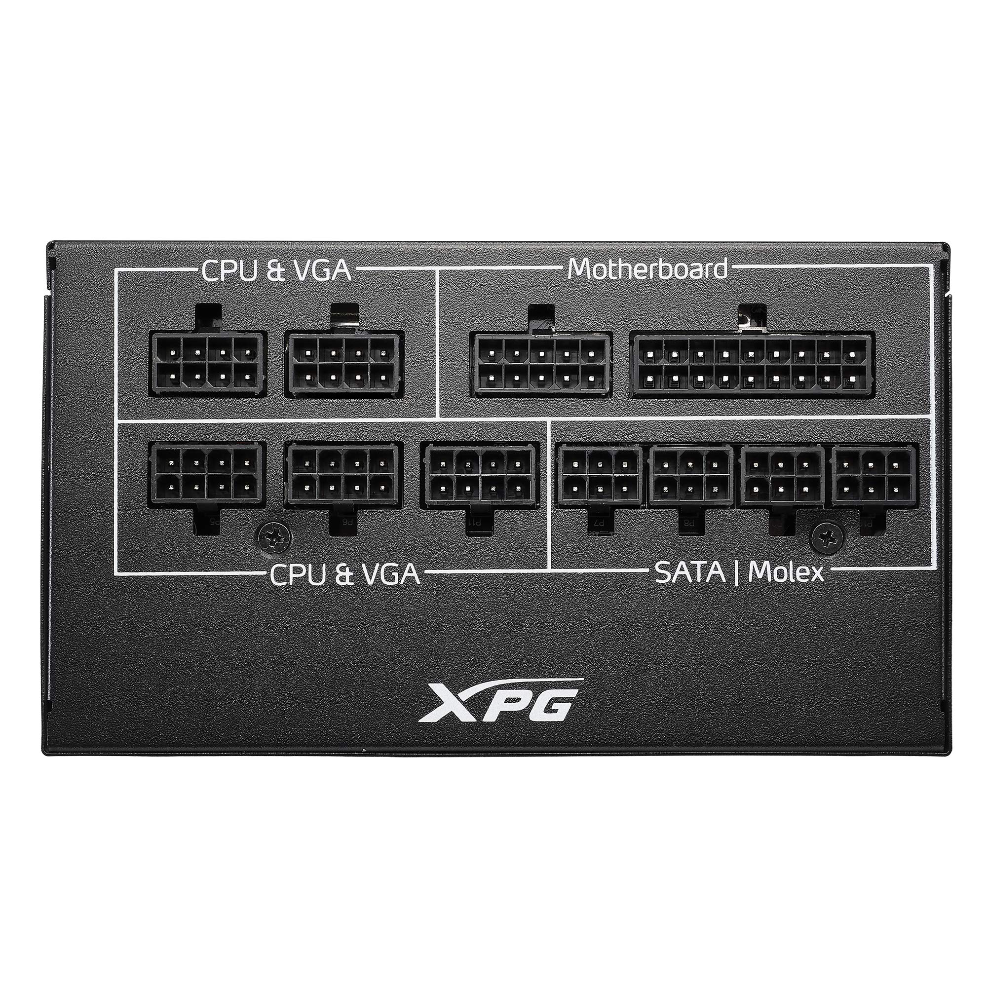 XPG Core Reactor Modular PSU: 80 Plus Gold - ATX - Fully Modular Power Supply - 10 Year Warranty - 850 Watt