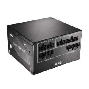 XPG Core Reactor Modular PSU: 80 Plus Gold - ATX - Fully Modular Power Supply - 10 Year Warranty - 850 Watt