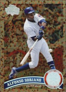 2011 topps cognac diamond anniversary #356 alfonso soriano chicago cubs (update series only) mlb baseball card nm-mt