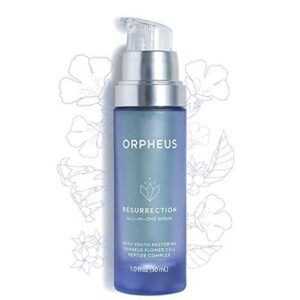 orpheus all-in-one plant stem cell face serum - award winning - with collagen stimulating peptide complex, hyaluronic acid, niacinamide and vitamin c | 1.0 oz. 100% pure. vegan