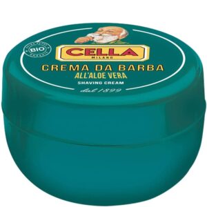 cella organic aloe vera shaving soap - 150g